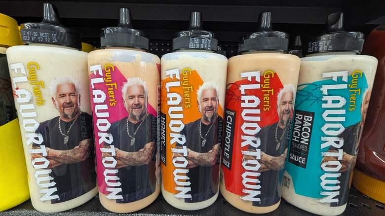 Guy Fieri has a separate fridge just for condiments and sauces
