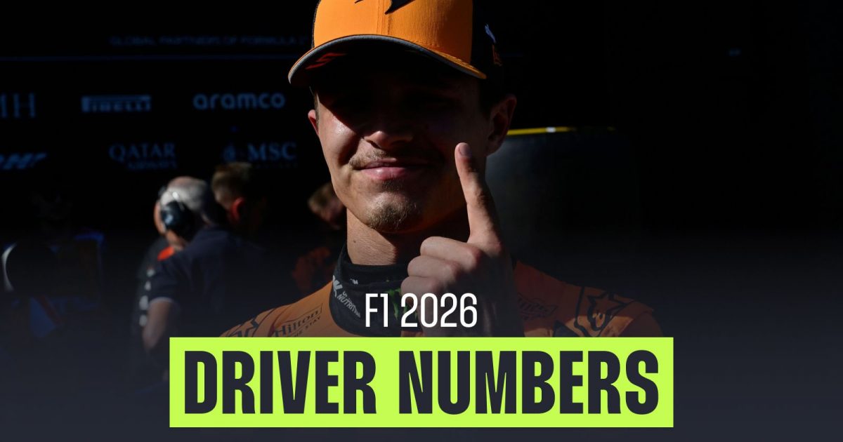 F1 driver numbers: Which numbers will the drivers be using in 2026 and why?