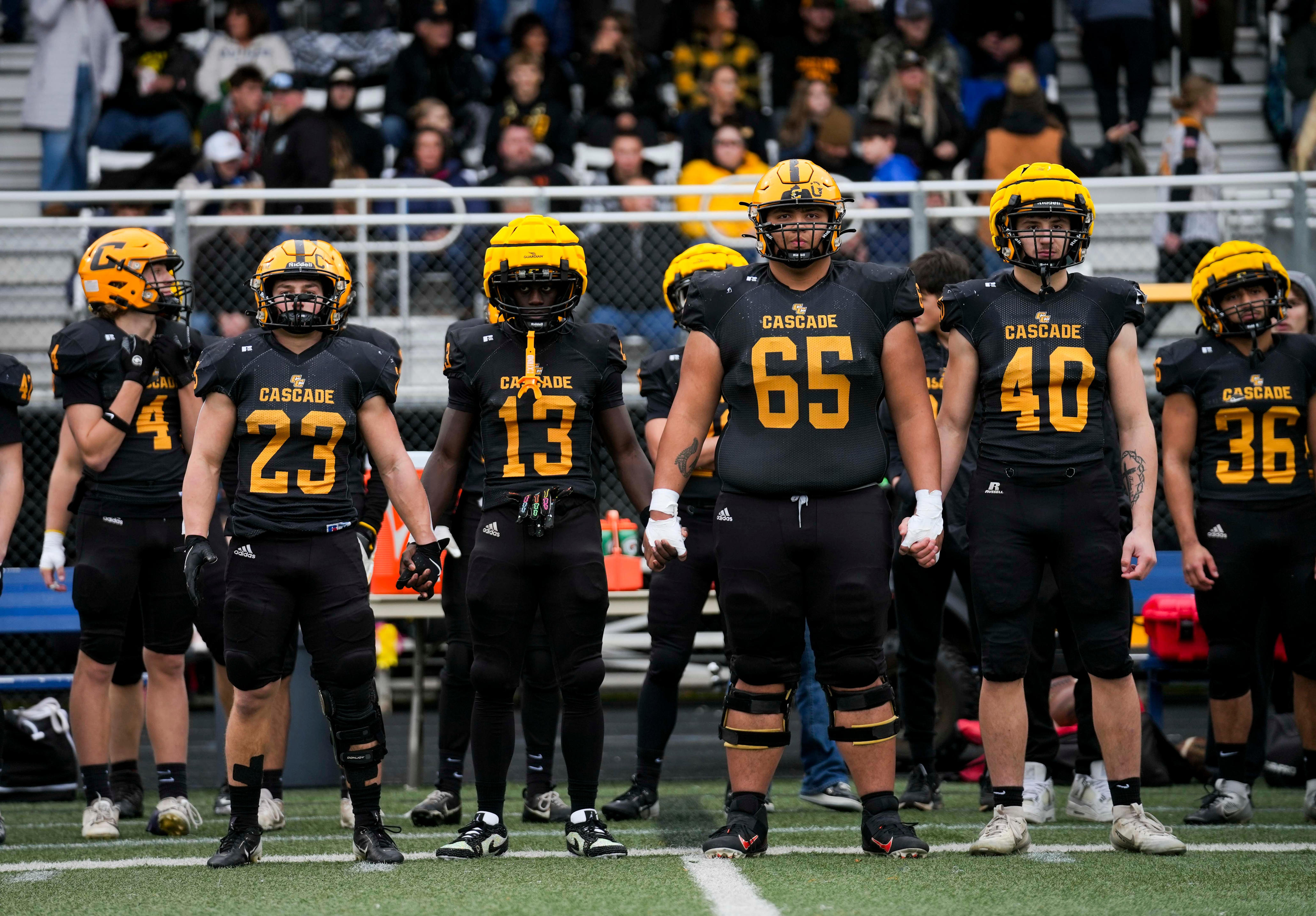 Which Salem-Keizer area football players earned all-state honors?