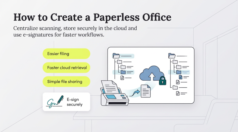 How to create a paperless office
