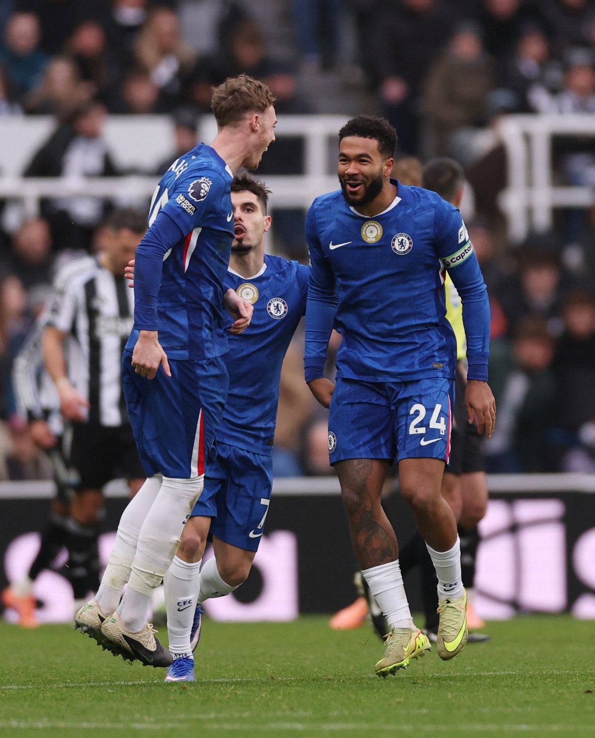 Newcastle 2-1 Chelsea: James halves deficit with free kick - Live