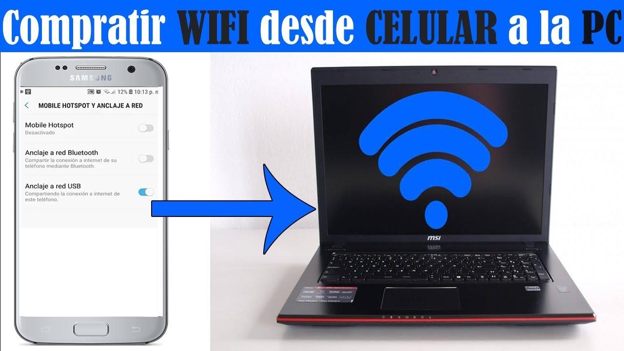 Cómo compartir internet desde tu PC (mobile hotspot)