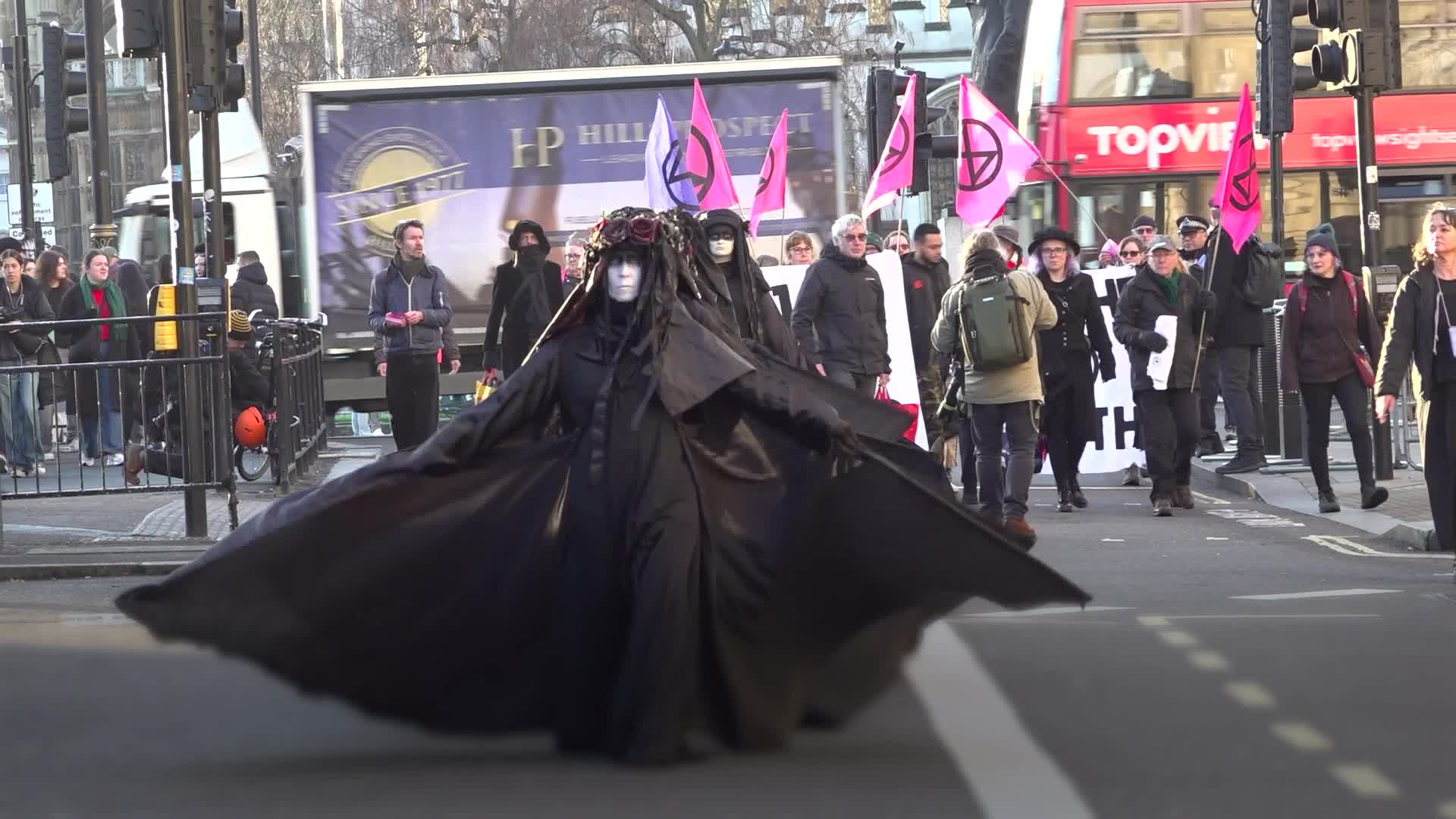 Extinction Rebellion protest criticises inaction over 1.5C climate ...