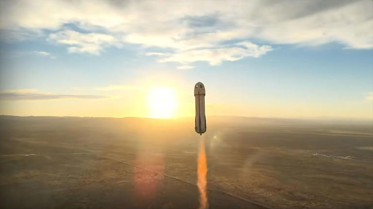 Blue Origin launches 1st wheelchair user to space and back (video)