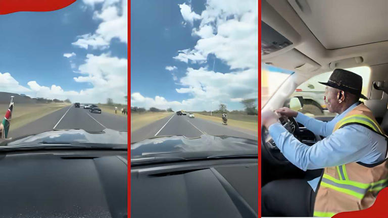 William Ruto drives himself on Nairobi-Nakuru Highway as promises ...