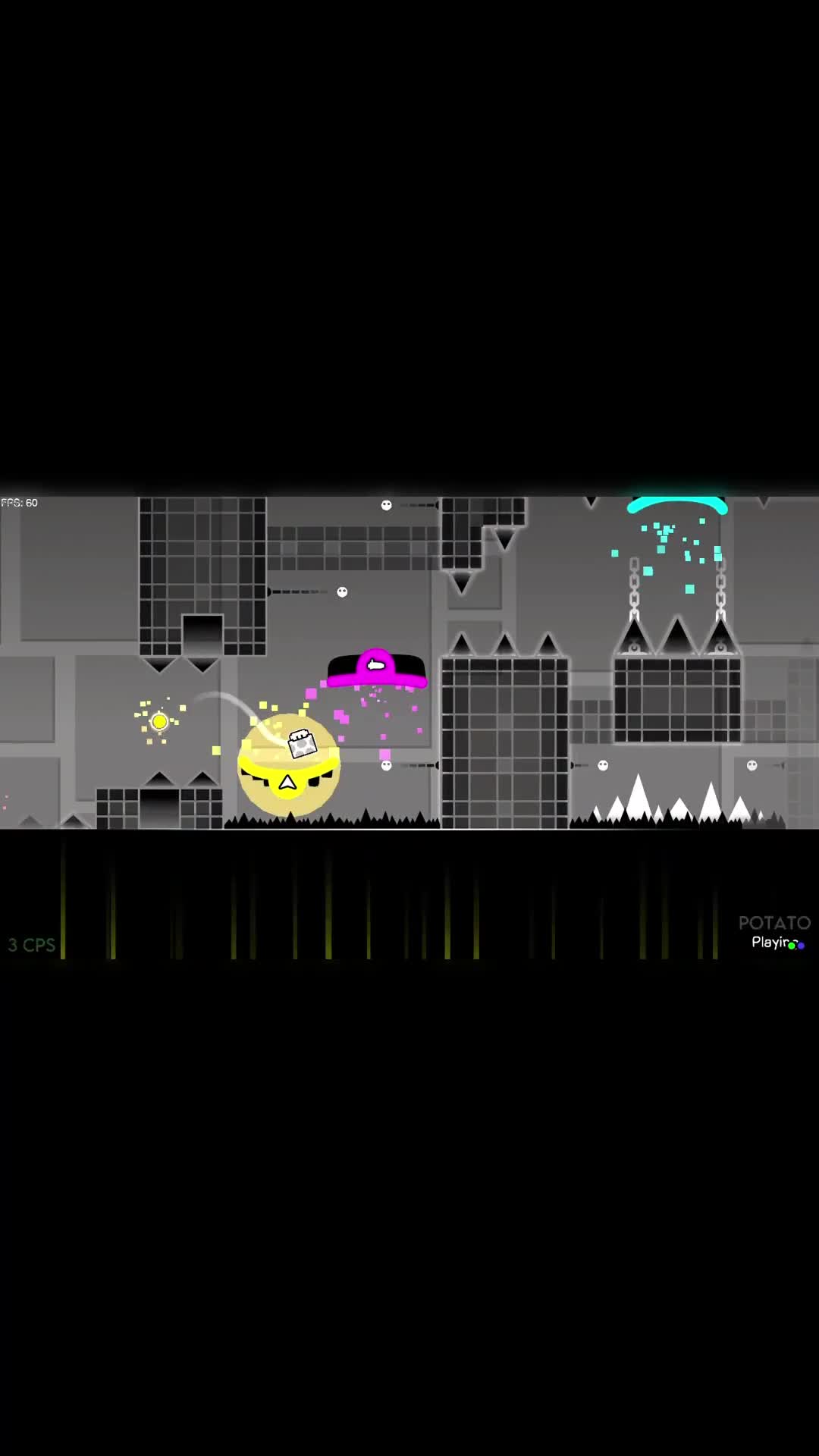 Geometry Dash: Impossible wave jumpscare #shorts