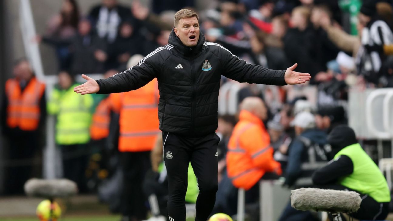 Eddie Howe: Newcastle were denied 'clear penalty' against Chelsea
