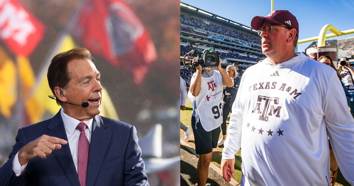 Mike Elko fires back at Nick Saban for claiming Texas A&M pumps in ...