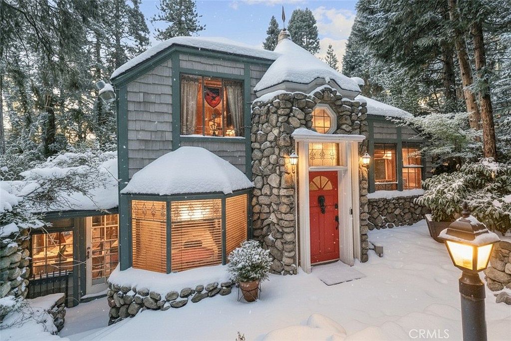 Enchanting 1928 Greystone Manor in Crestline, California, featuring 90 ...
