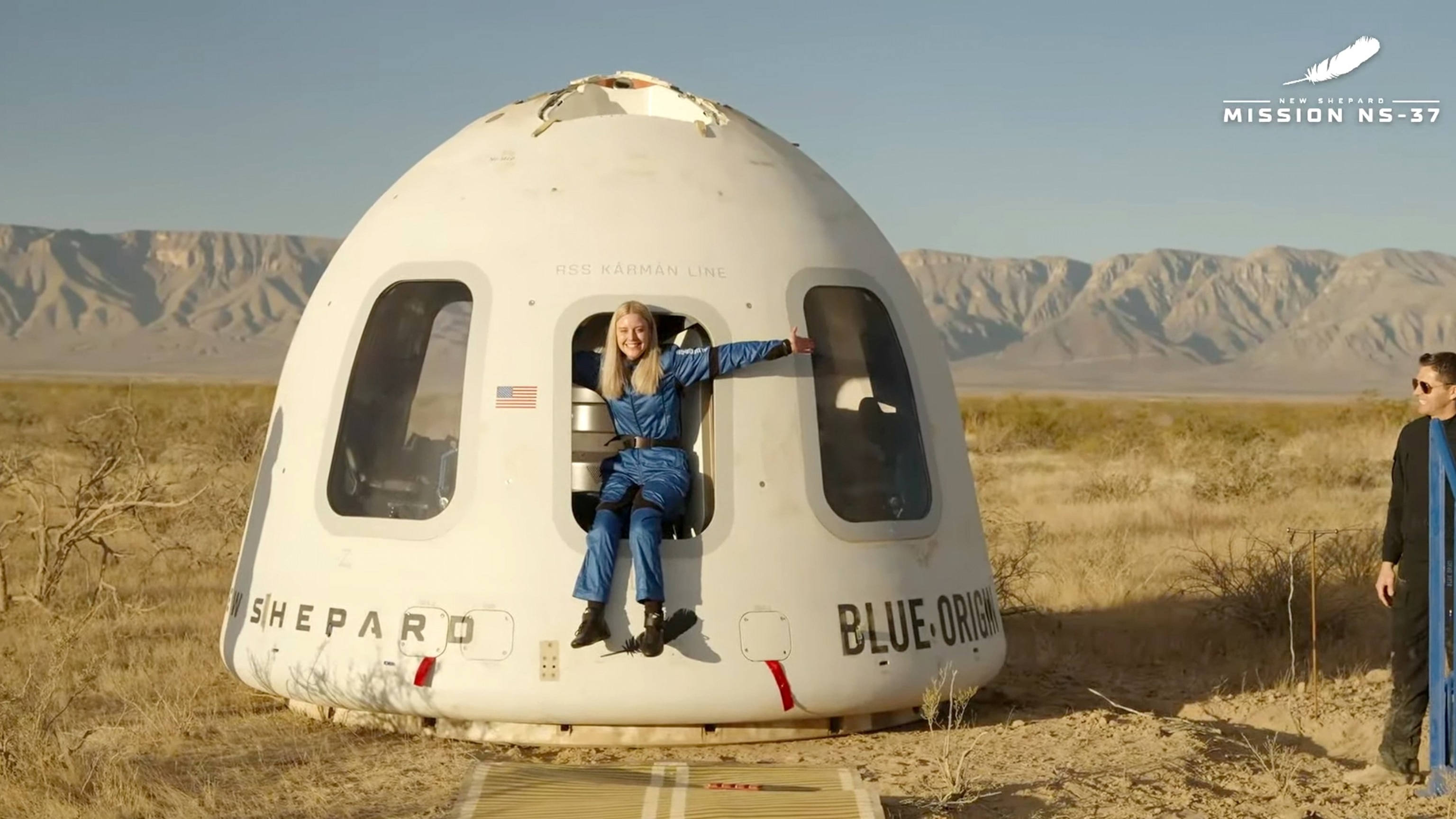 Blue Origin sends person using a wheelchair to space for the 1st time