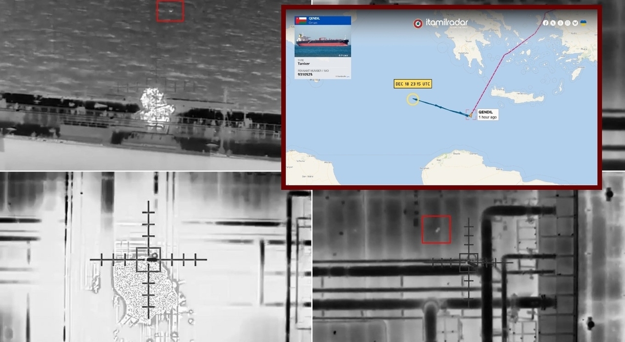 Ucraina, l'attacco alla petroliera della flotta ombra russa nel ...