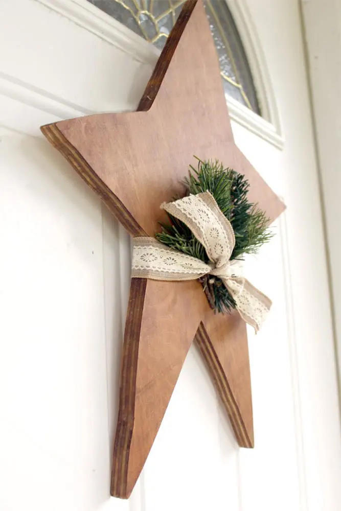 Easy Christmas door decor for a festive home