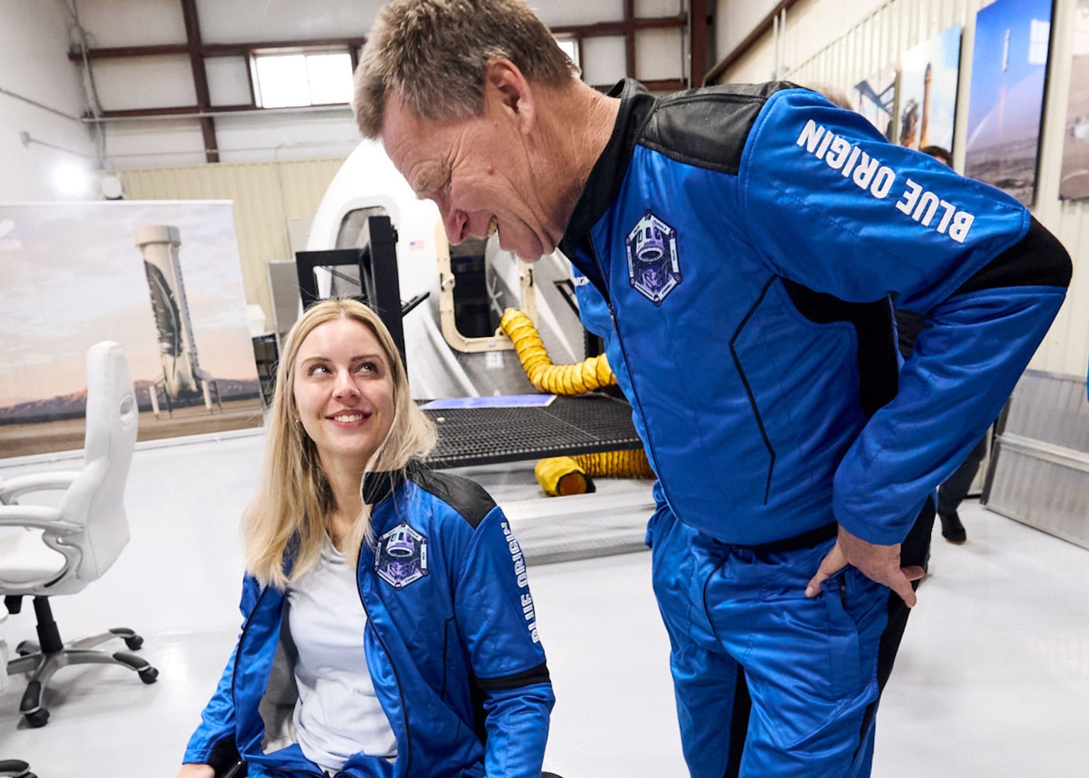 Disabled engineer becomes first wheelchair user to blast off for space