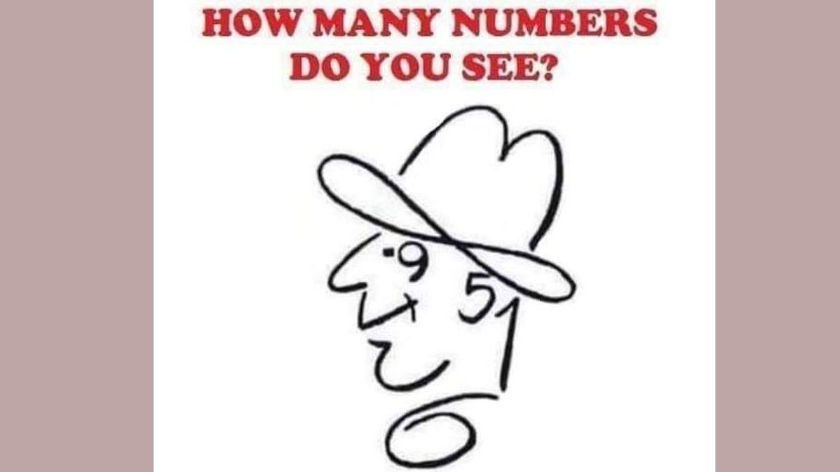 Optical illusion IQ test: How many numbers can you spot in this hidden ...