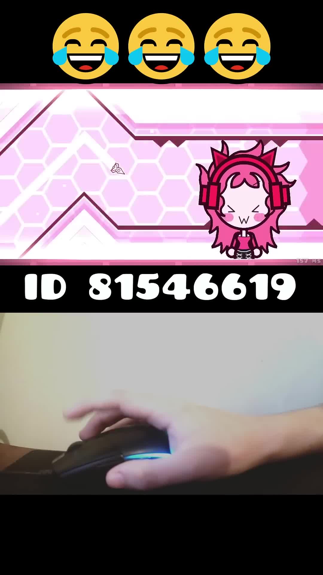 Using hacks to complete a level #shorts #deluxe12 #geometrydash #gd # ...