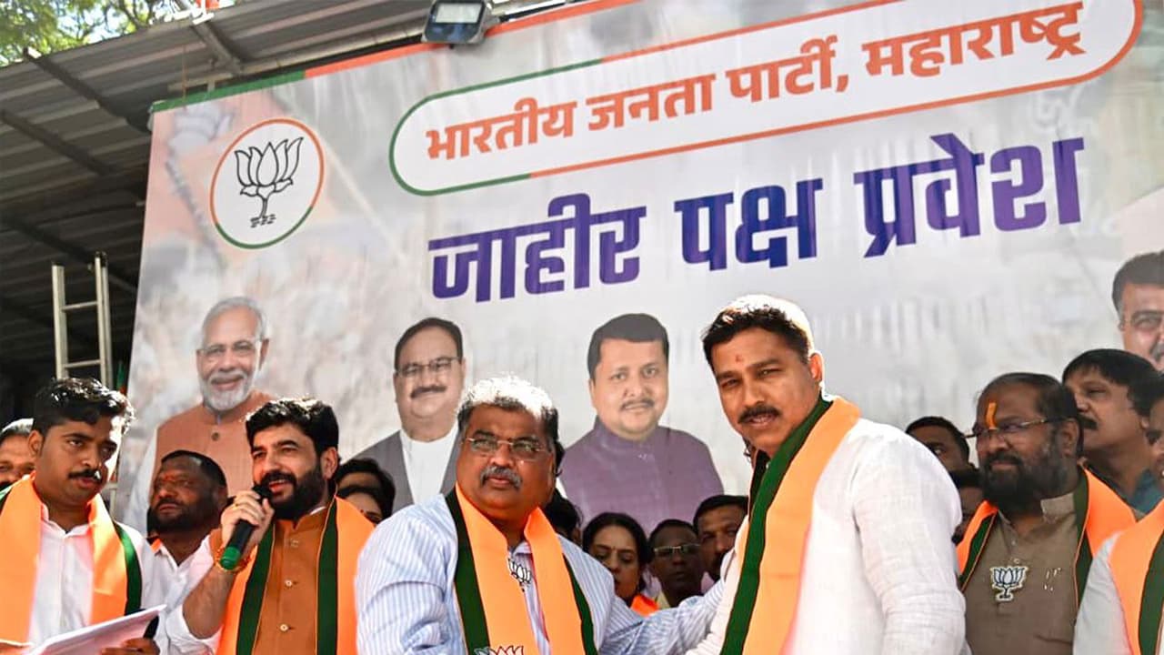 Pune civic polls: NCP, Shiv Sena leaders join BJP ahead of elections