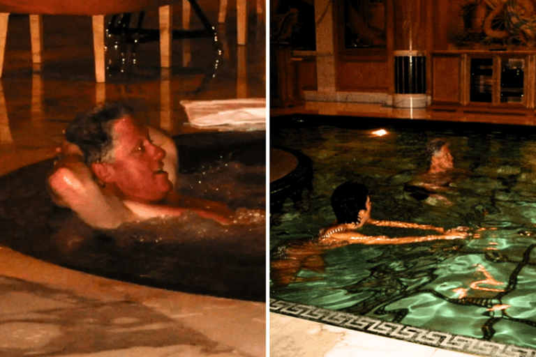Bill Clinton responds to Epstein files swimming pool photos