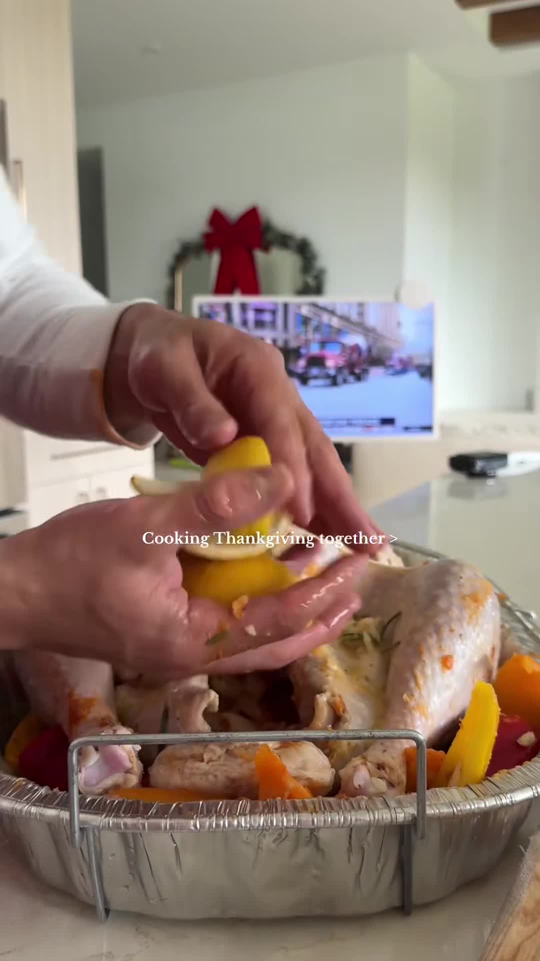 Our first Thanksgiving together: pure joy!