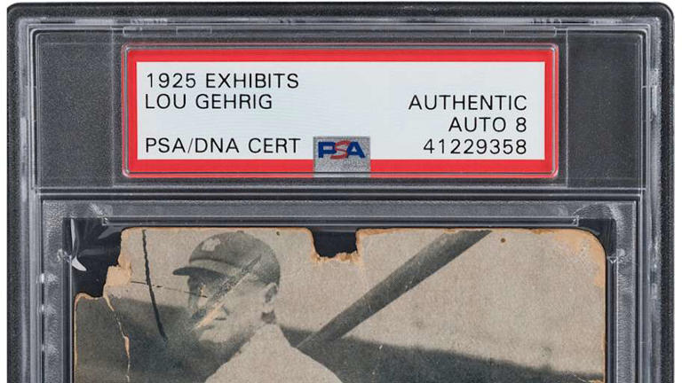 Top 5 signed vintage baseball cards