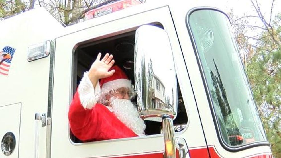 Santa is coming to Conway on a fire truck!