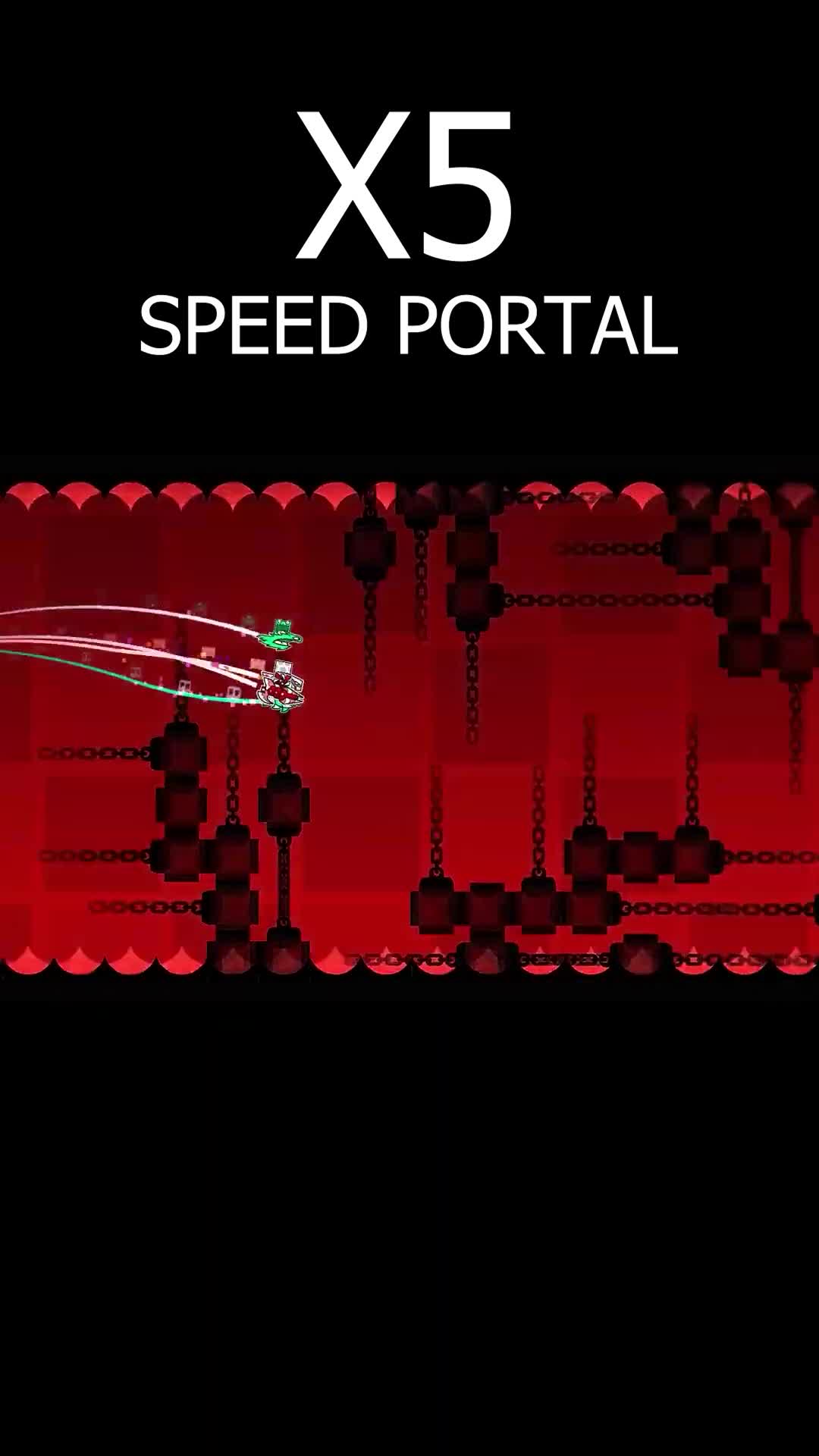 X5 speed portal in Geometry Dash #deluxe12 #geometrydash #shorts