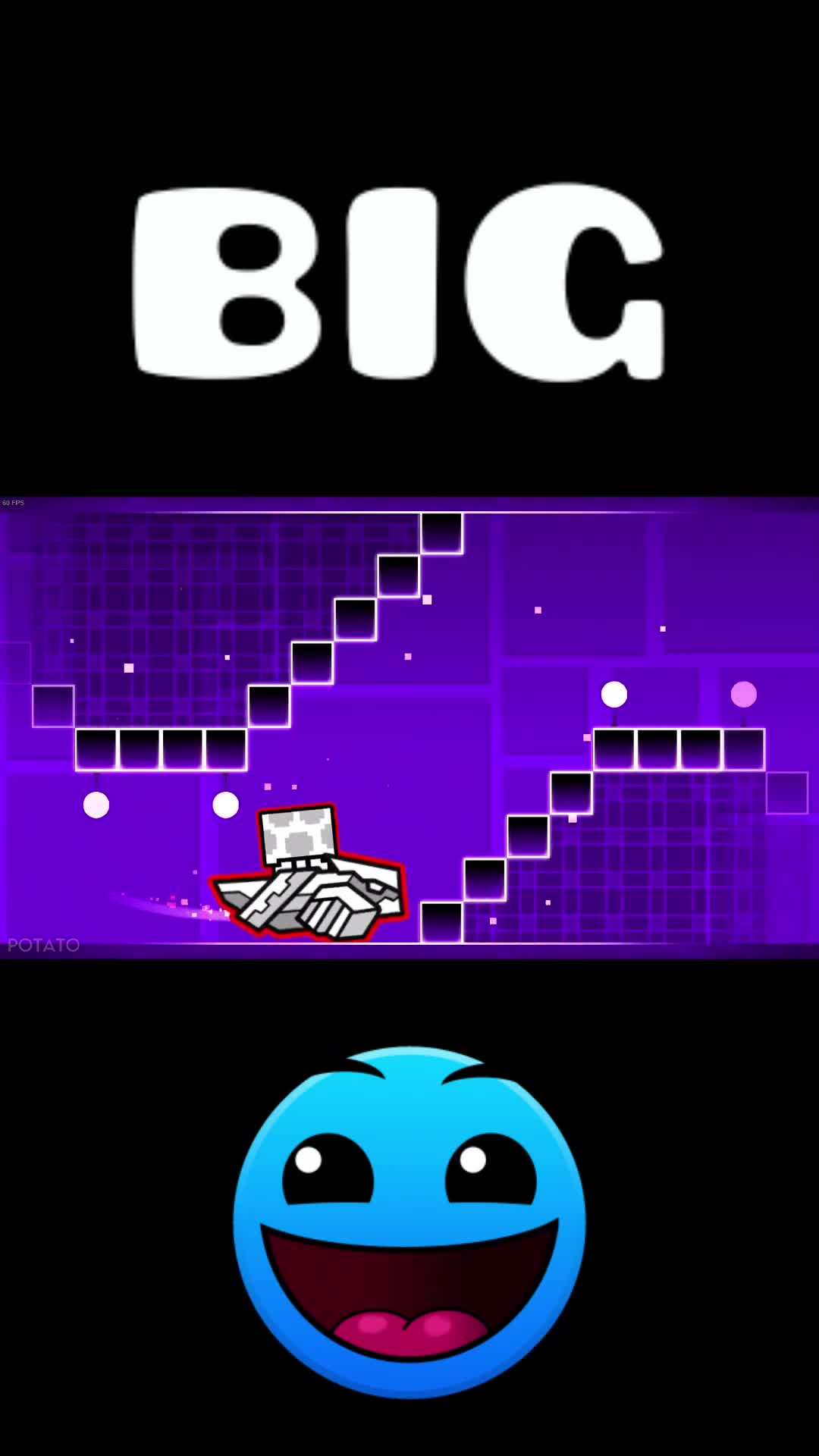 Back on track big level in Geometry Dash #shorts #deluxe12