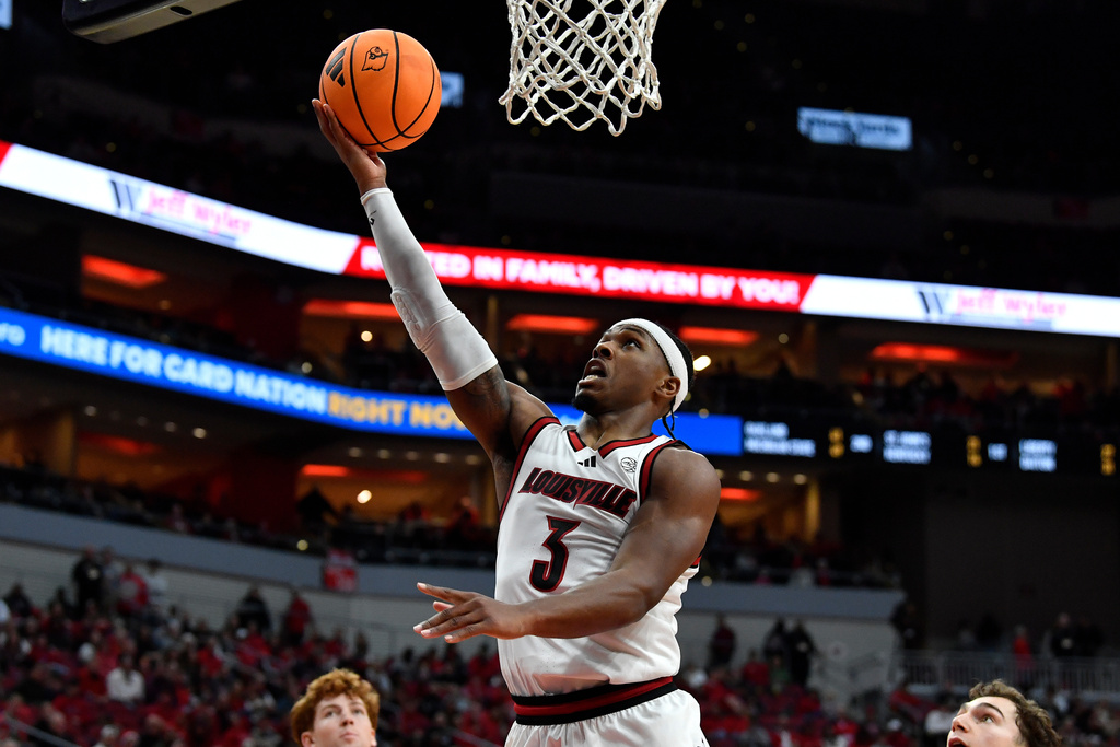 No. 11 Louisville rebounds from loss with 94-54 romp over Montana