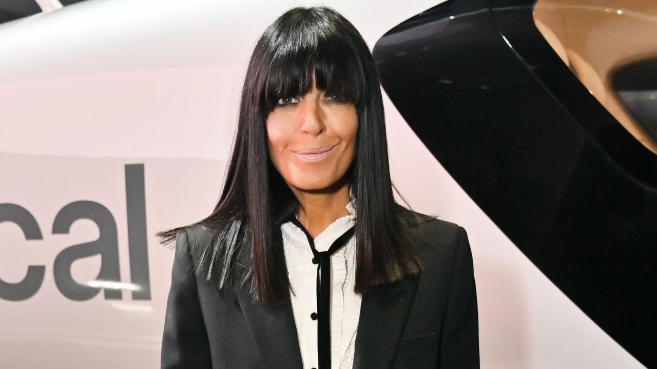 Claudia Winkleman opts for leggings and a blazer outfit formula for ...