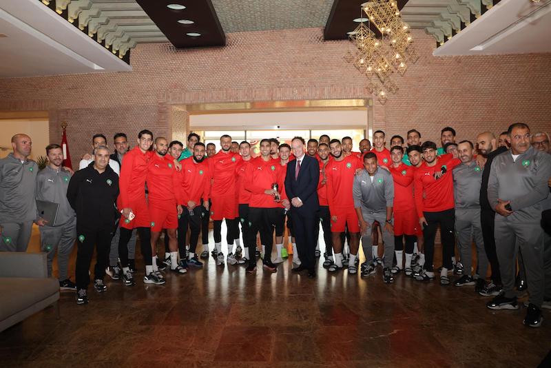 Hakimi receives FIFA's 'The Best' award at Mohammed VI Football Complex