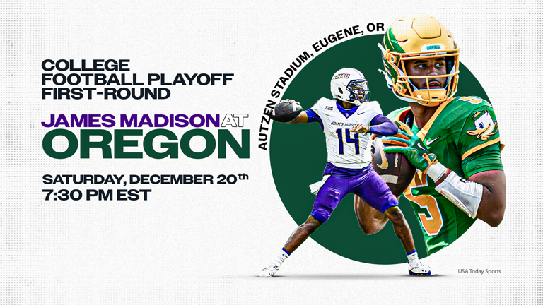 Oregon vs. James Madison live updates: Score from Ducks vs. Dukes