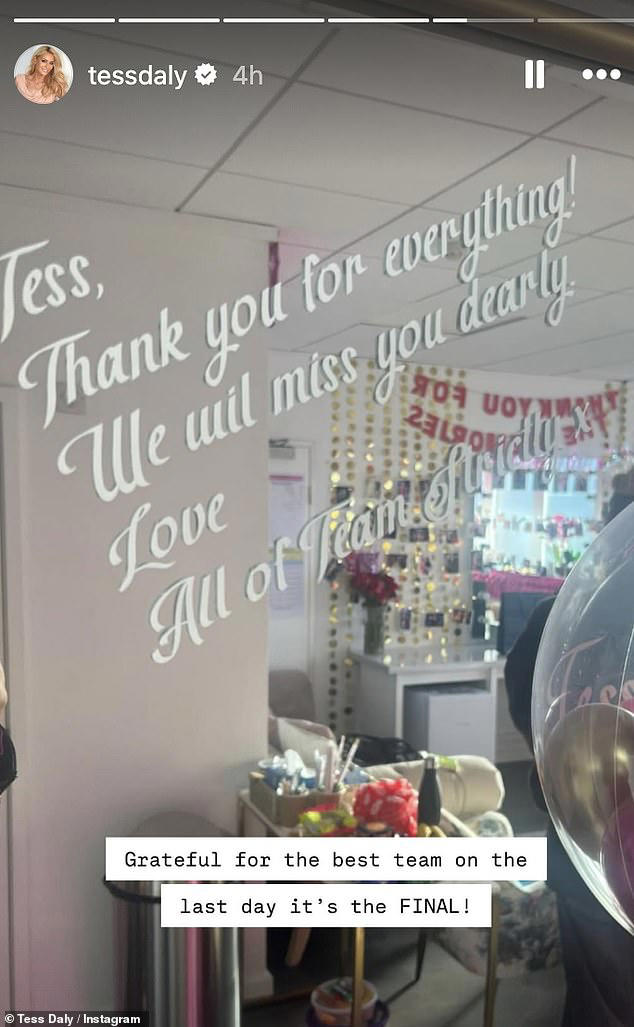 Tess Daly receives surprise gifts from daughters and Strictly Come ...