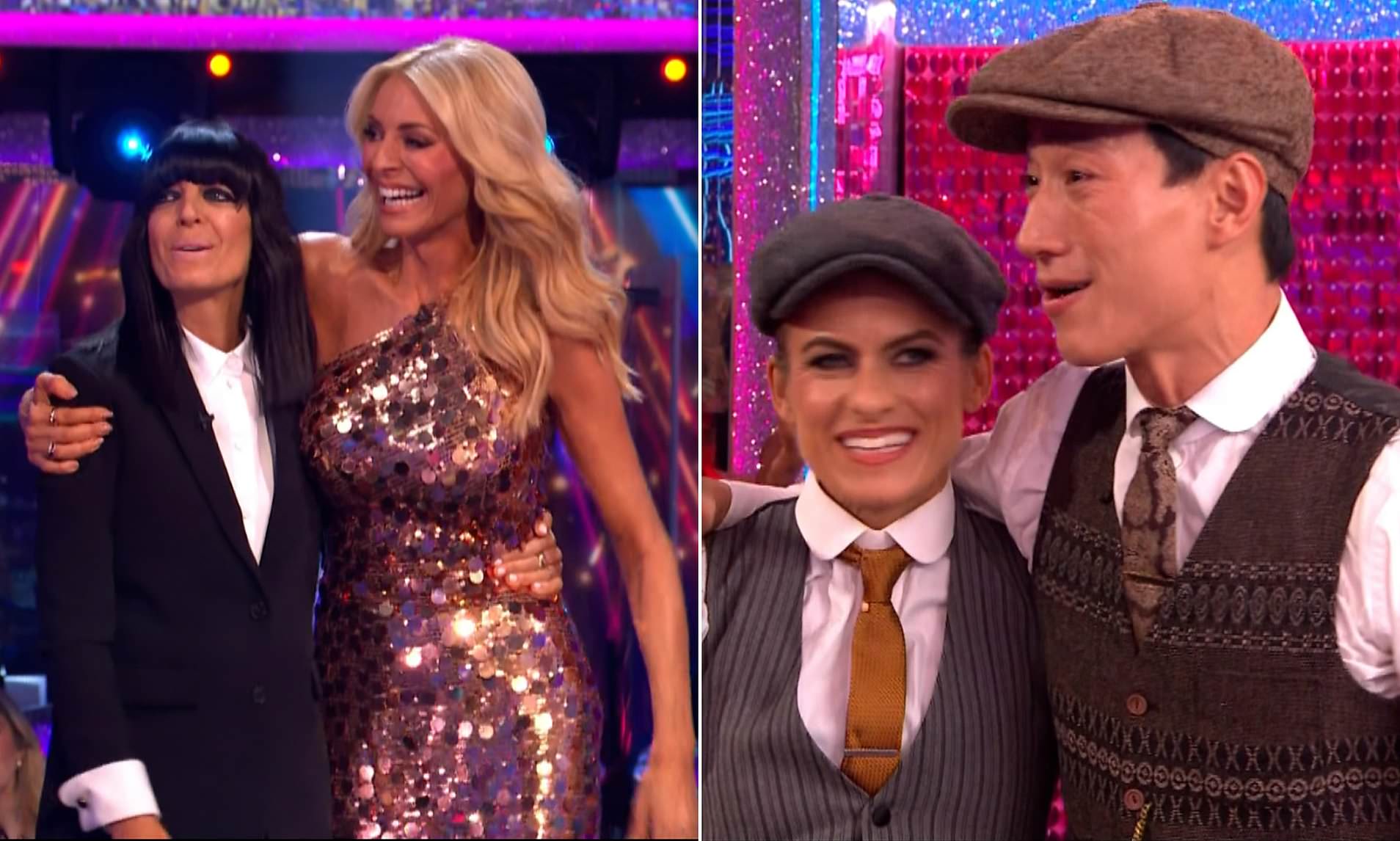 Tess Daly and Claudia Winkleman open their last Strictly live show as ...