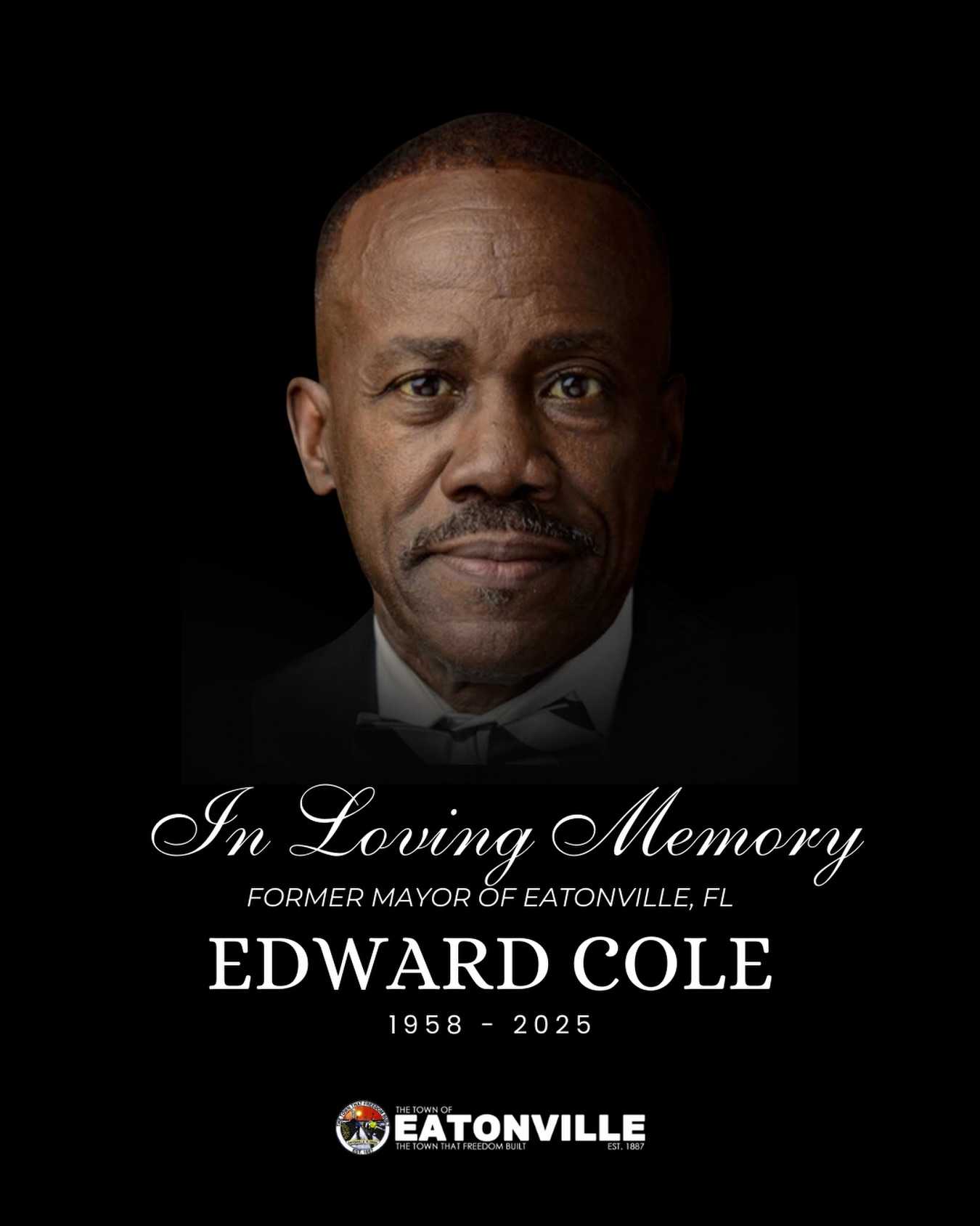 'Legacy of service': Former Eatonville Mayor Eddie Cole has died