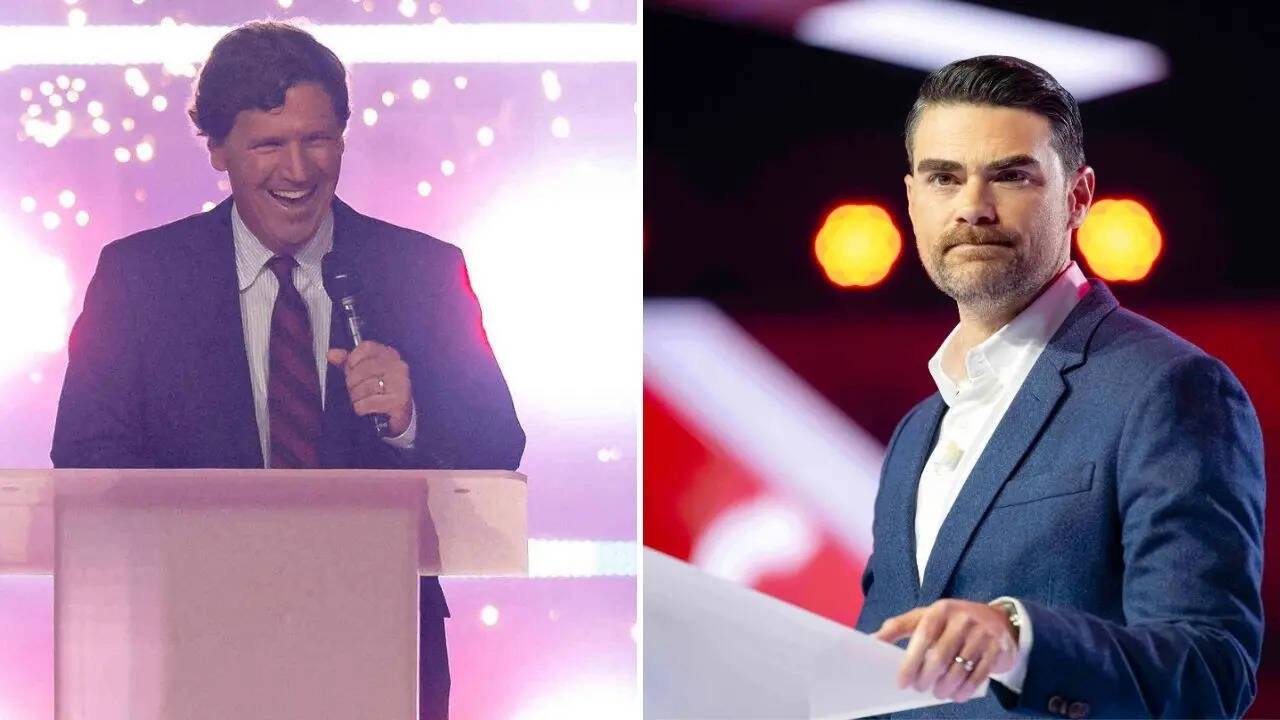 MAGA feud goes public: Ben Shapiro and Tucker Carlson trade blows on ...