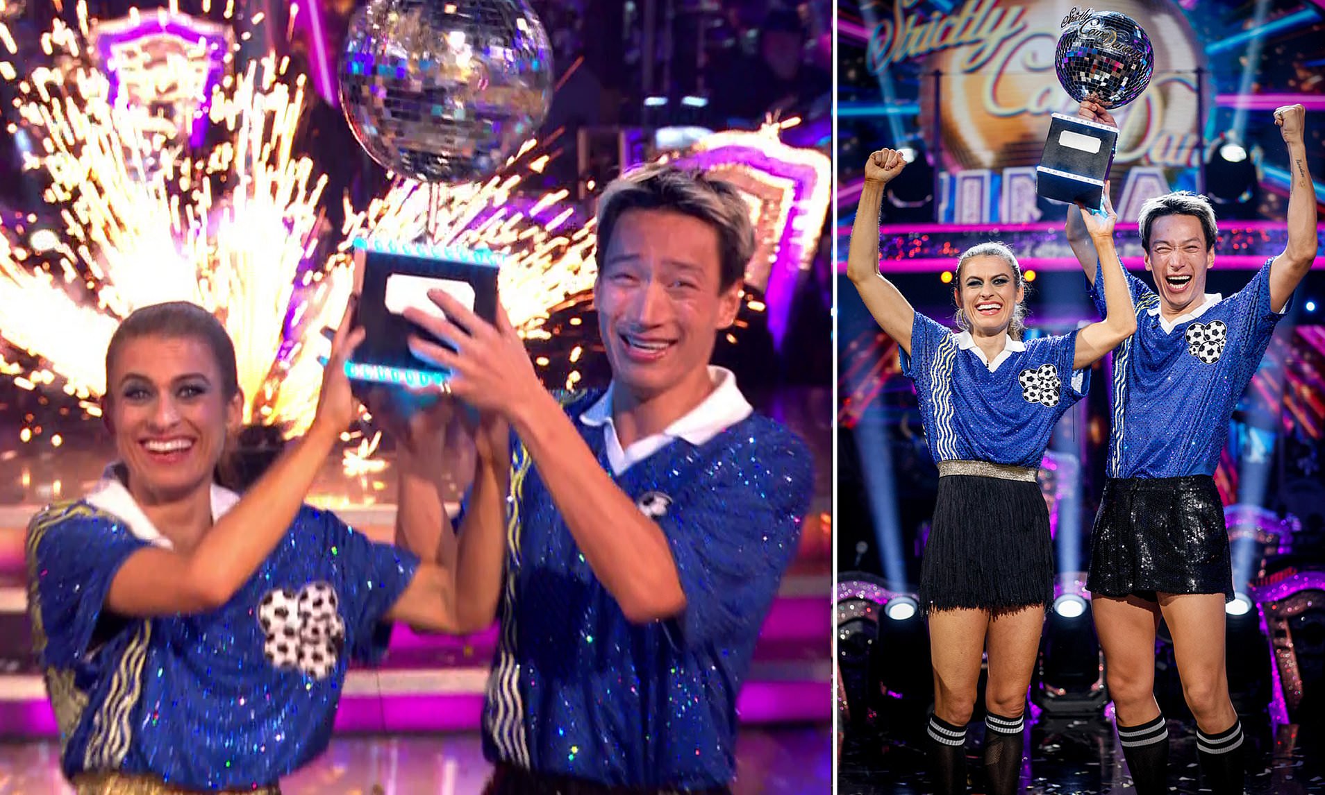 Karen Carney wins Strictly as emotional Tess Daly and Claudia Winkleman ...