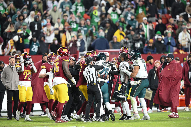 'Not worth it': Wild brawl mars Eagles' title win