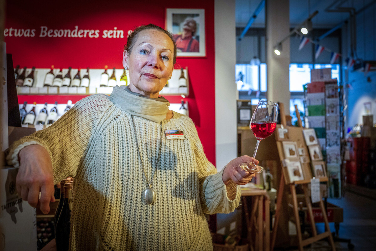 Diese Frau ist die gute Seele für alle Chemnitzer Weintrinker