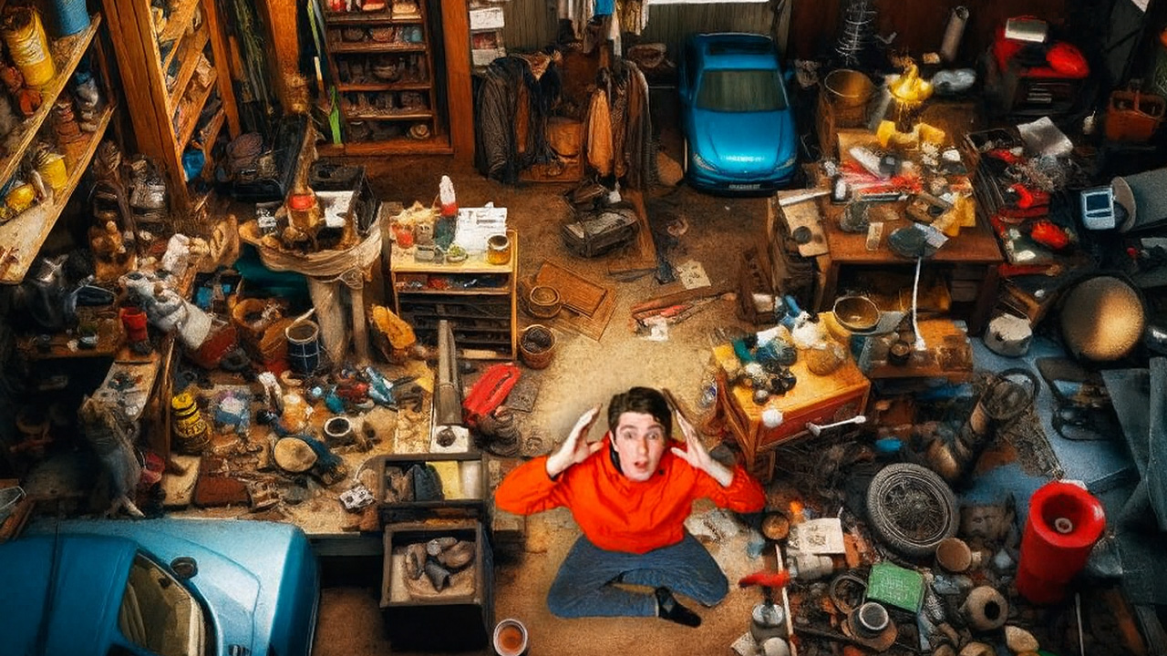 Transforming an old garage into an automotive workspace