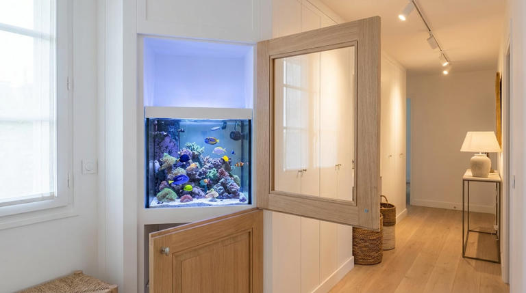 Ce placard banal est devenu un tableau vivant chez eux : ce qu’il faut ...