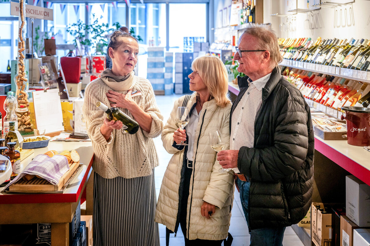 Diese Frau ist die gute Seele für alle Chemnitzer Weintrinker