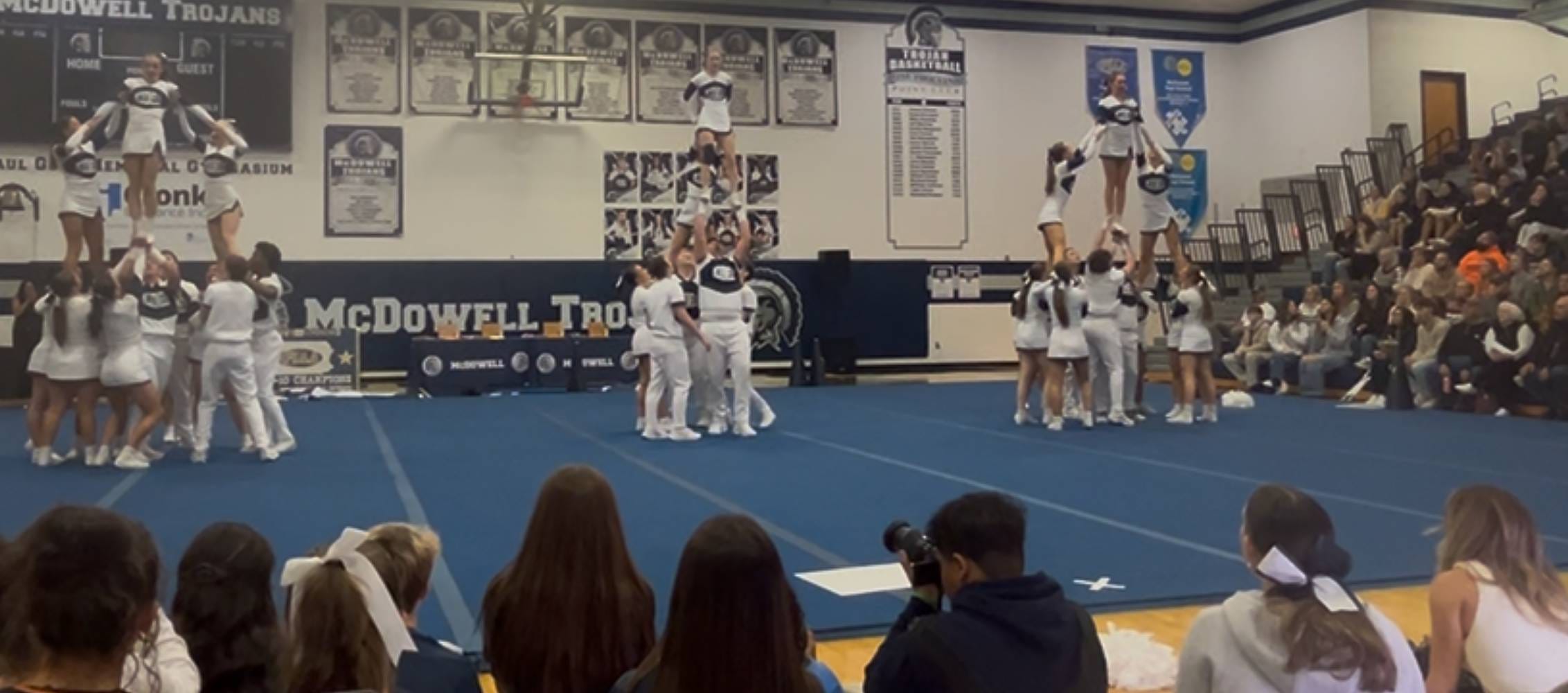 McDowell and Harbor Creek spirit squads advance during PIAA meet