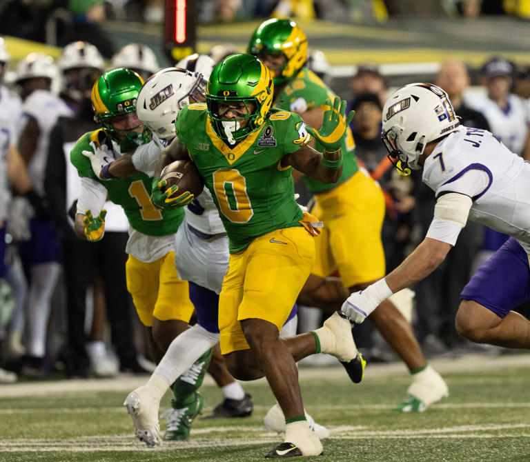 Bob Chesney and James Madison could not match Oregon's speed in CFP