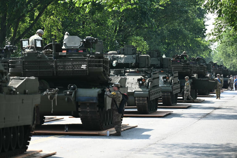 Trump gears up to mark birthday with huge military parade in Washington