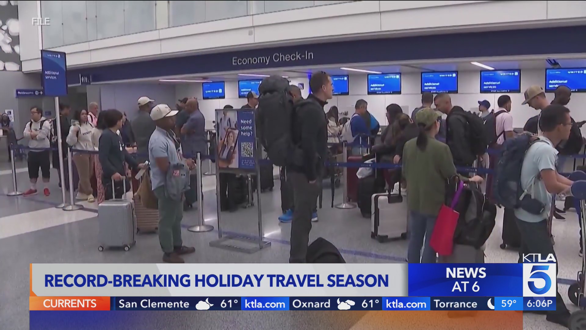 Passengers prepare for holiday travel rush at LAX