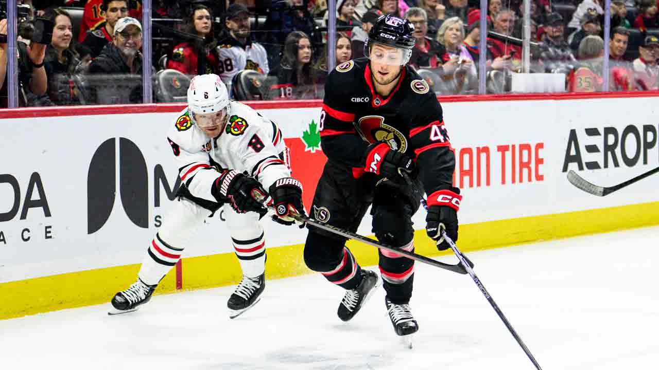 Senators’ Tyler Kleven out Sunday vs. Bruins