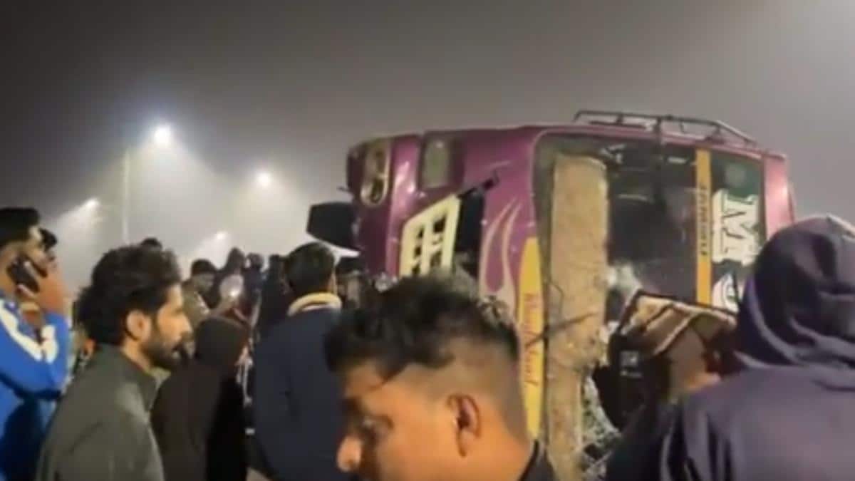 Over 35 students injured after school bus overturns while returning ...