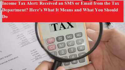 Income tax alert: Received an SMS or email from the tax department ...
