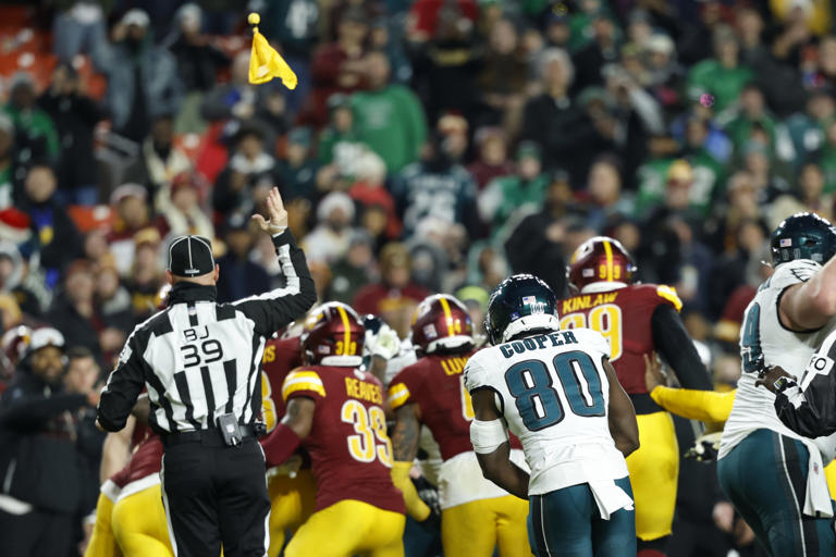 Eagles vs Commanders rivalry boils over in chaotic fourth-quarter brawl