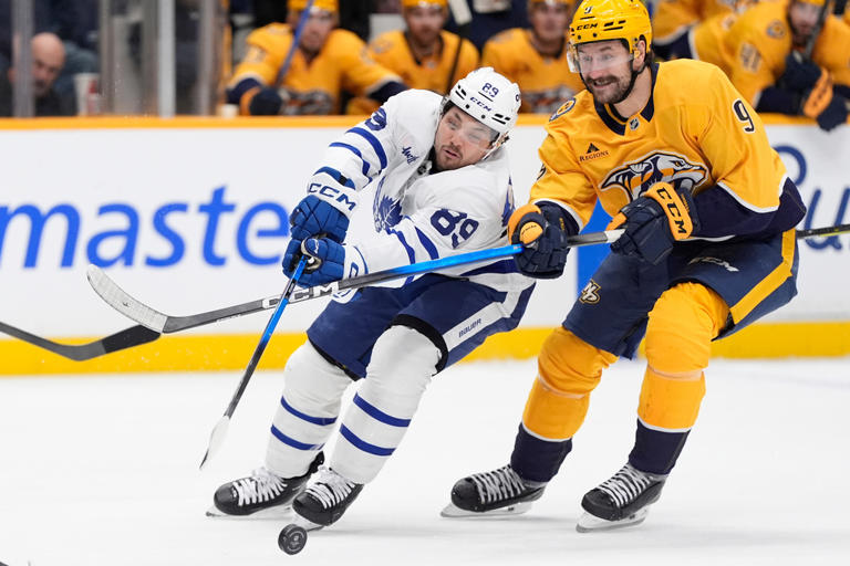 Luke Evangelista breaks 3rd-period tie in Predators' 5-3 victory over ...