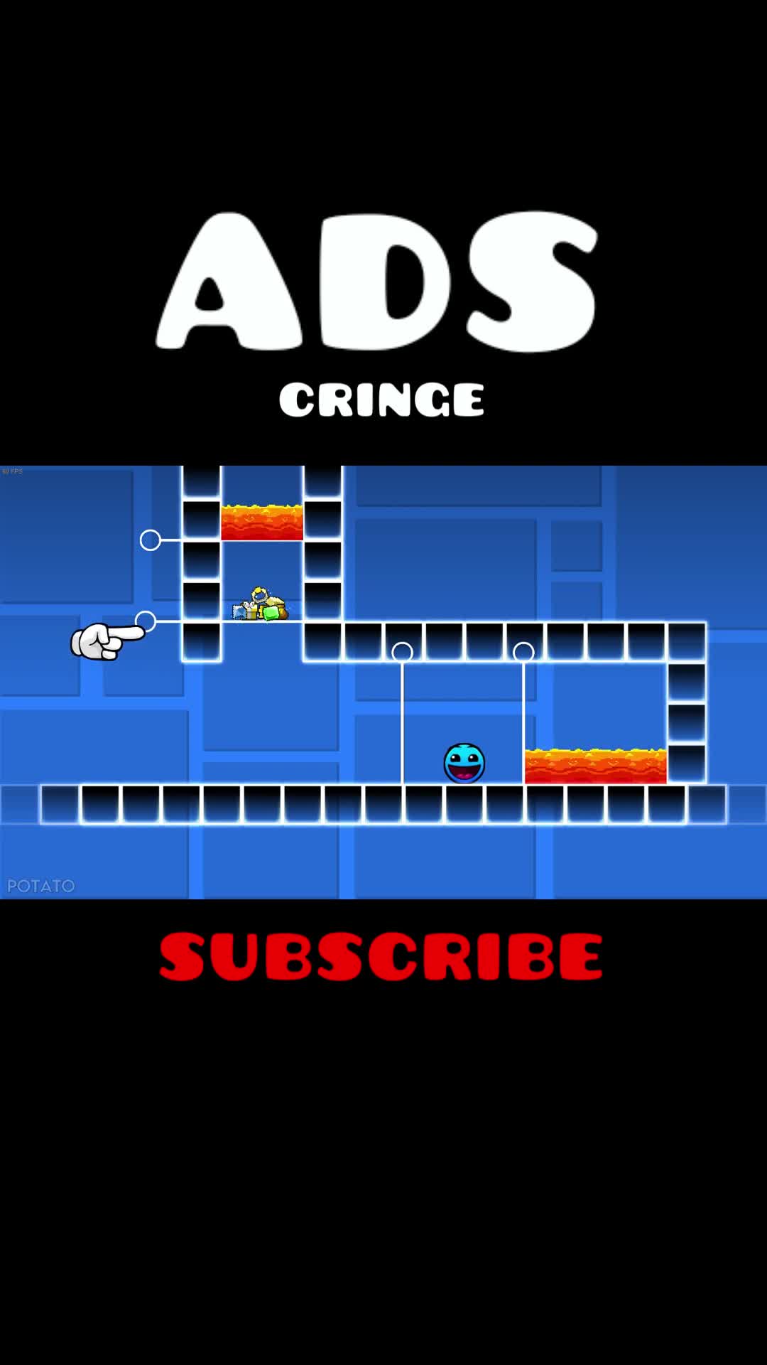 Geometry Dash cringe ad be like #shorts #deluxe12